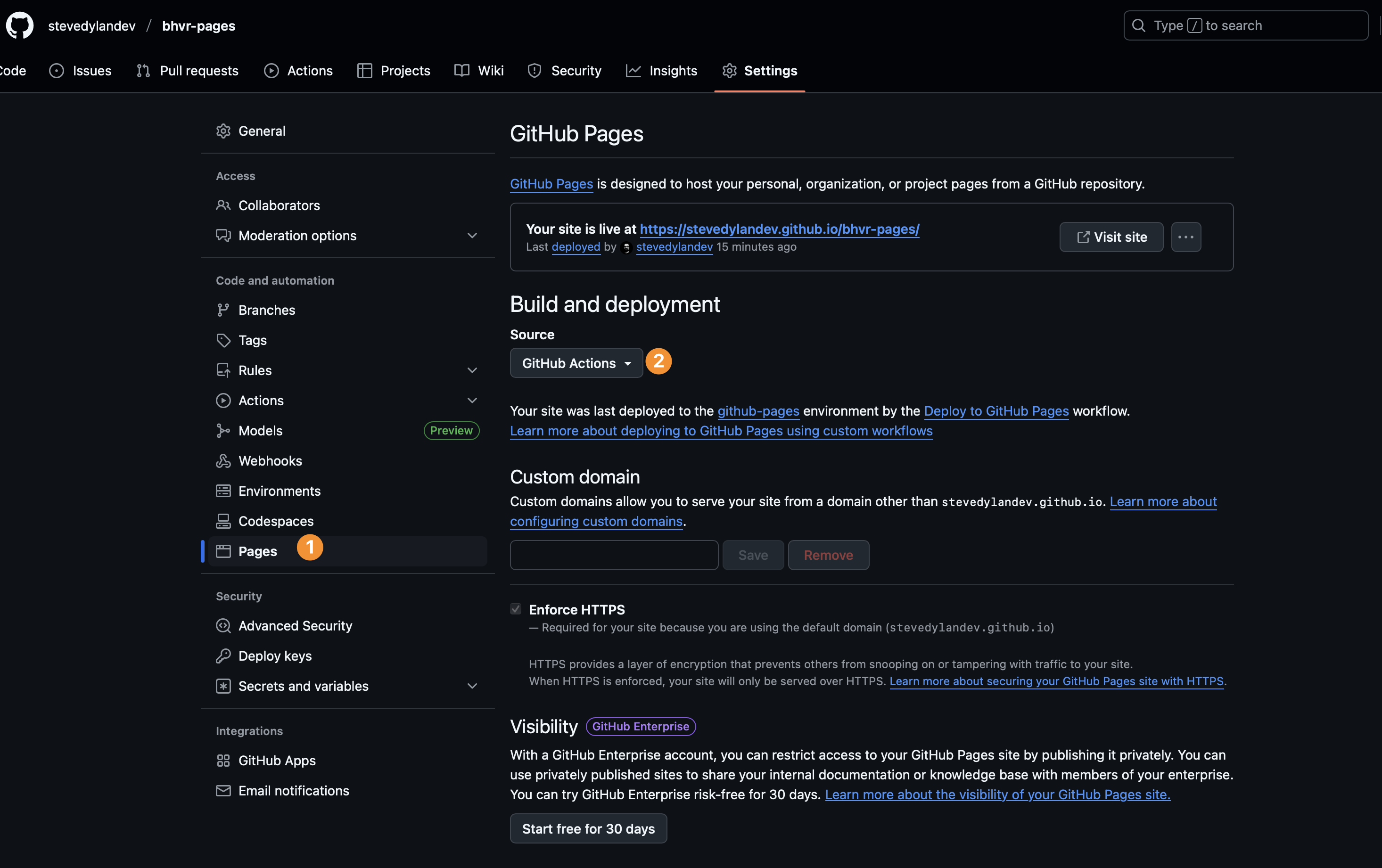 GitHub Pages – bhvr
